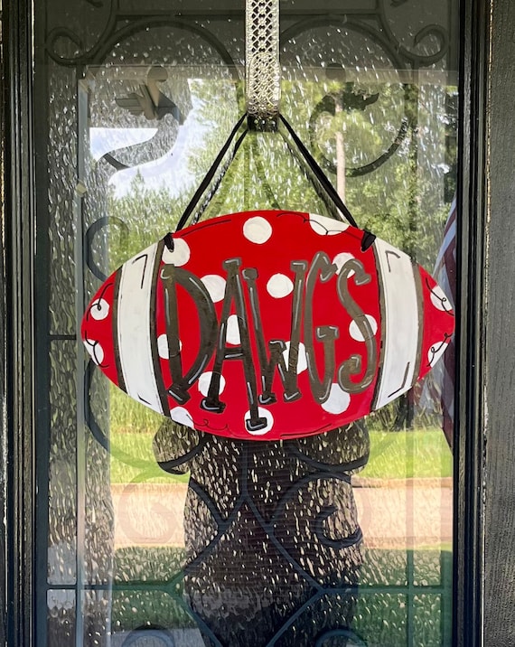 FOOTBALL DOOR Hanger/custom Color Football Door - Etsy