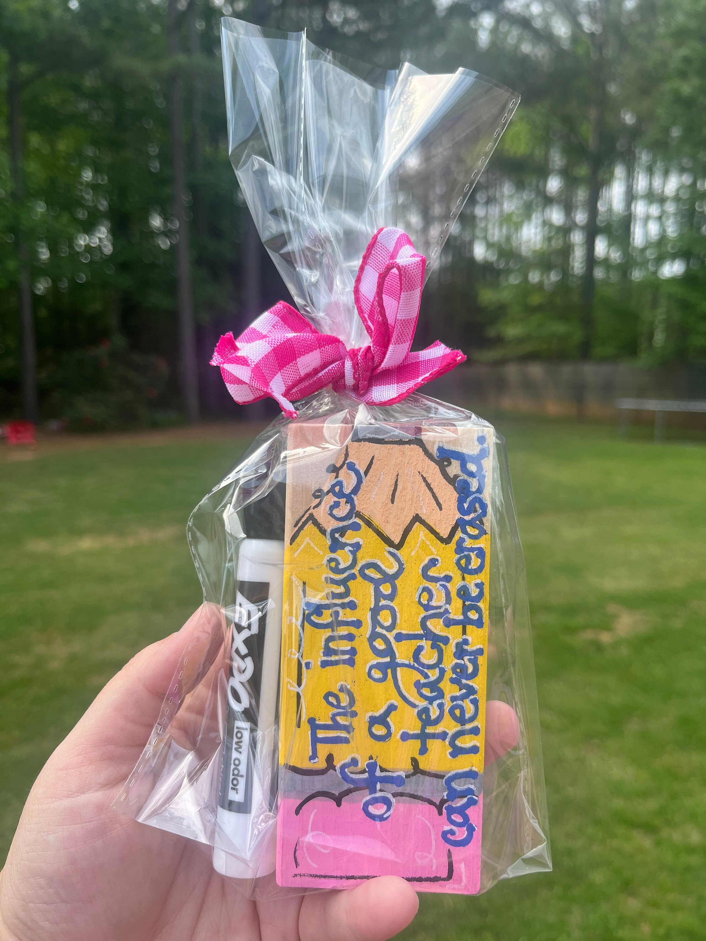 Custom Hand Painted Erasers Custom Teacher Gift Teacher - Etsy