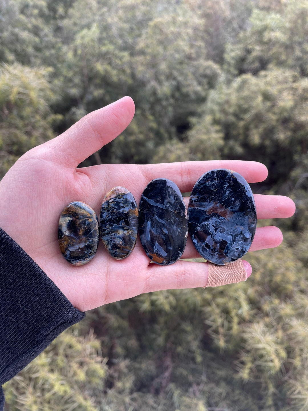 High Quality Pietersite Palm Stones || YOU PICK High Quality Chatoyant ...