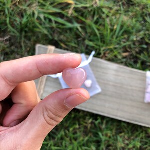 Tiny Pink Pocket Tokens Crystal Hearts || Original by Witchtok, Mini ...