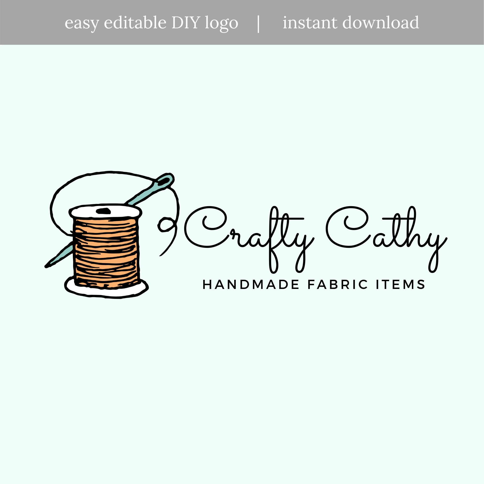 Logo TEMPLATE, Handmade Business Logo, Etsy Shop Logo, Etsy Logo ...