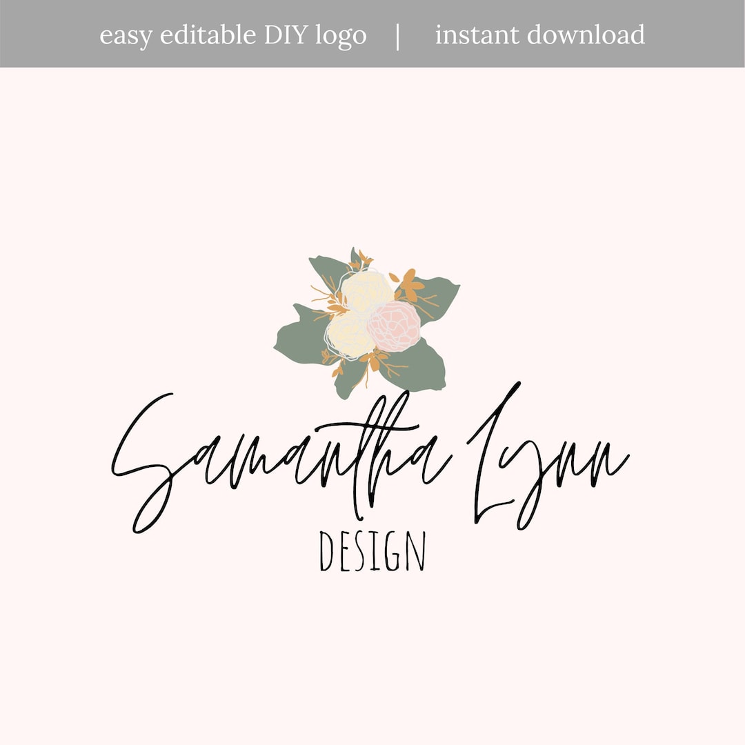 Logo TEMPLATE, Handmade Business Logo, Etsy Shop Logo, Etsy Logo ...
