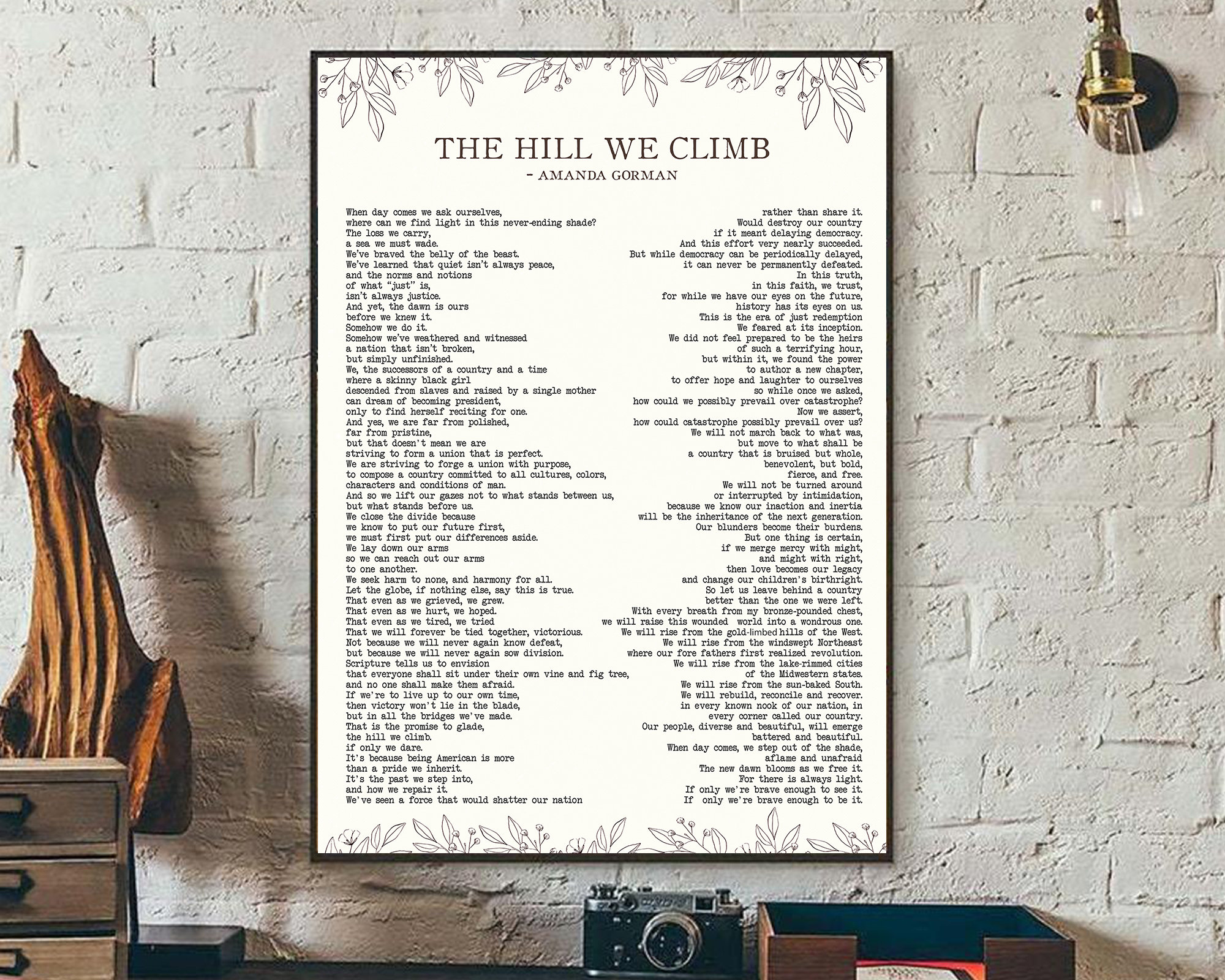 Amanda gorman's poem the hill we climb - plmsustainable