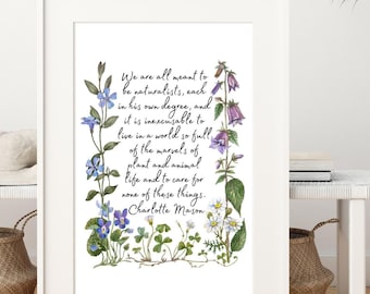 Charlotte Mason Quote, Digital Download, Wall Art, Printable Bundle ...
