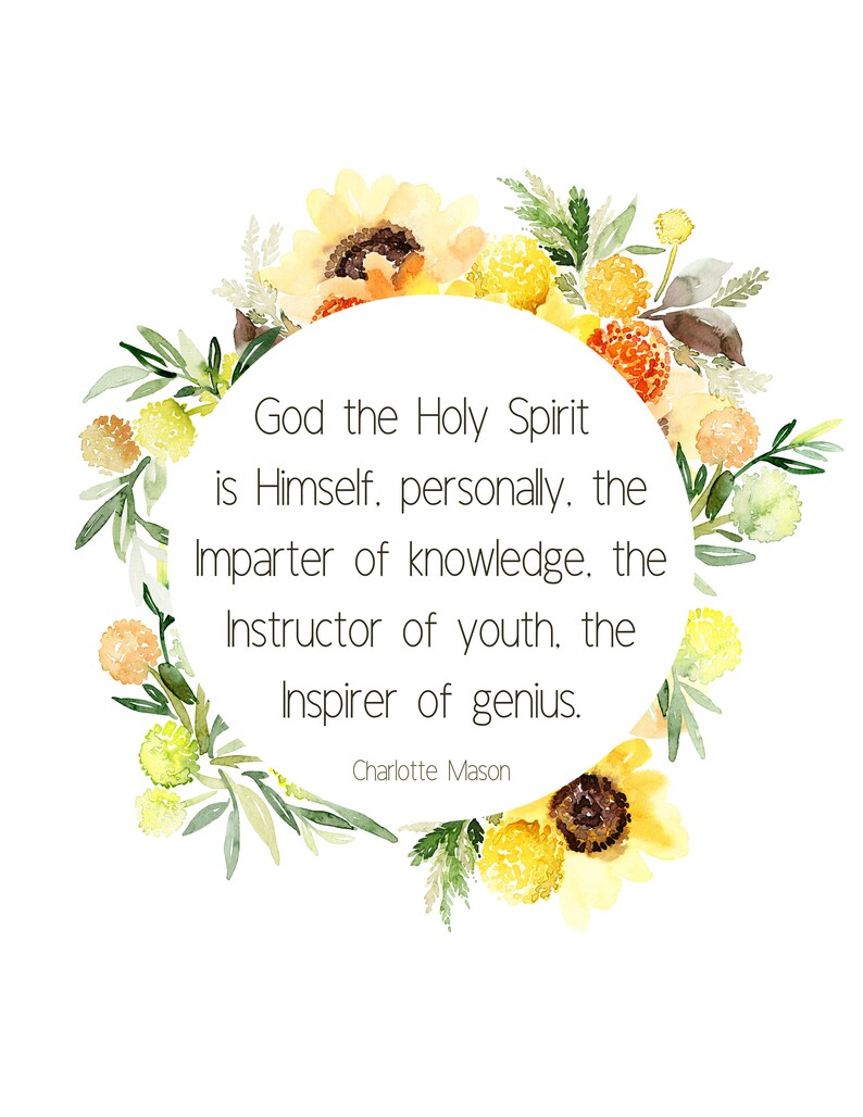 Charlotte Mason Printable Imparter of Knowledge Quote - Etsy