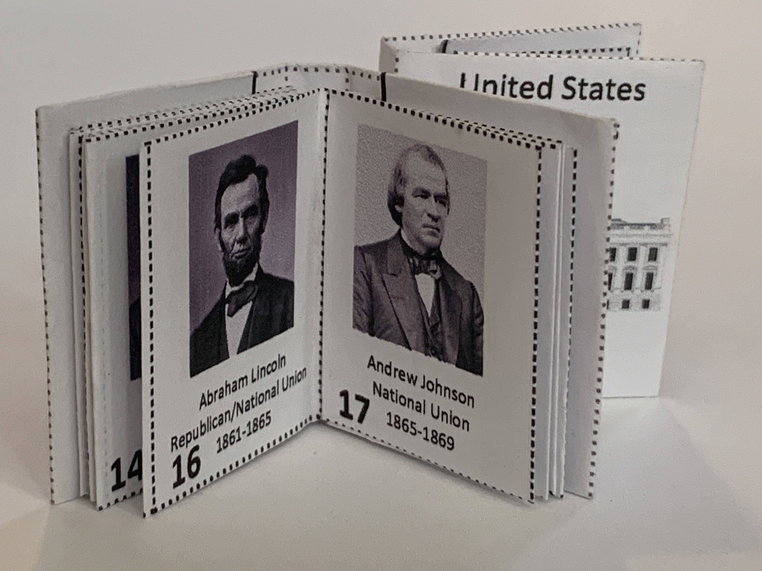 US Presidents Memory Review Tiny Books - Etsy