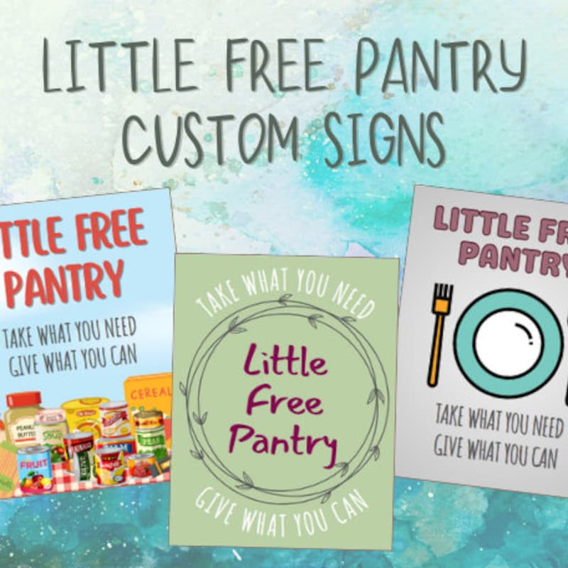 Donation Signs - Etsy