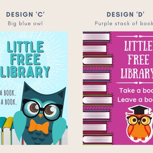 Little Free Library - Metal Signs - Custom Signs - Etsy