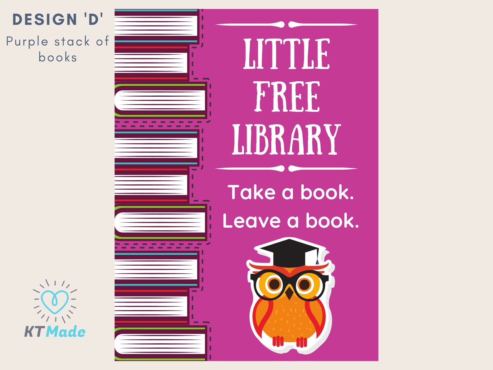 Little Free Library Metal Signs Custom Signs - Etsy