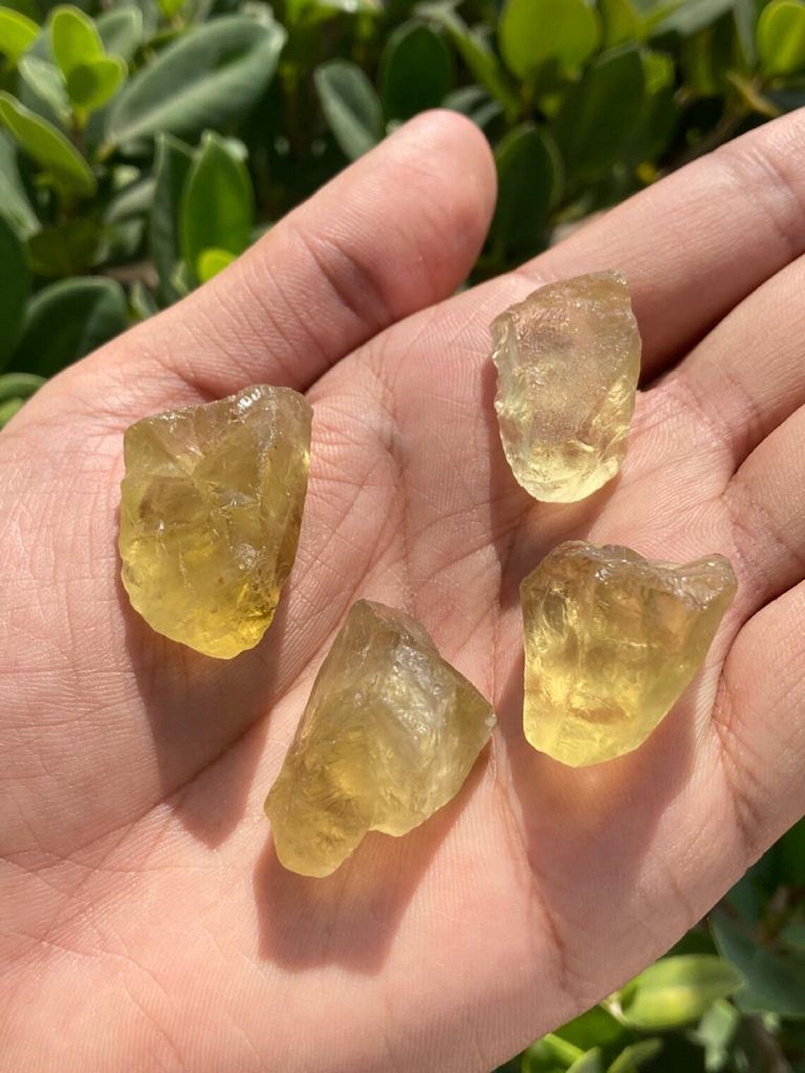 Lime Quartz Tiny Raw Crystals | Etsy