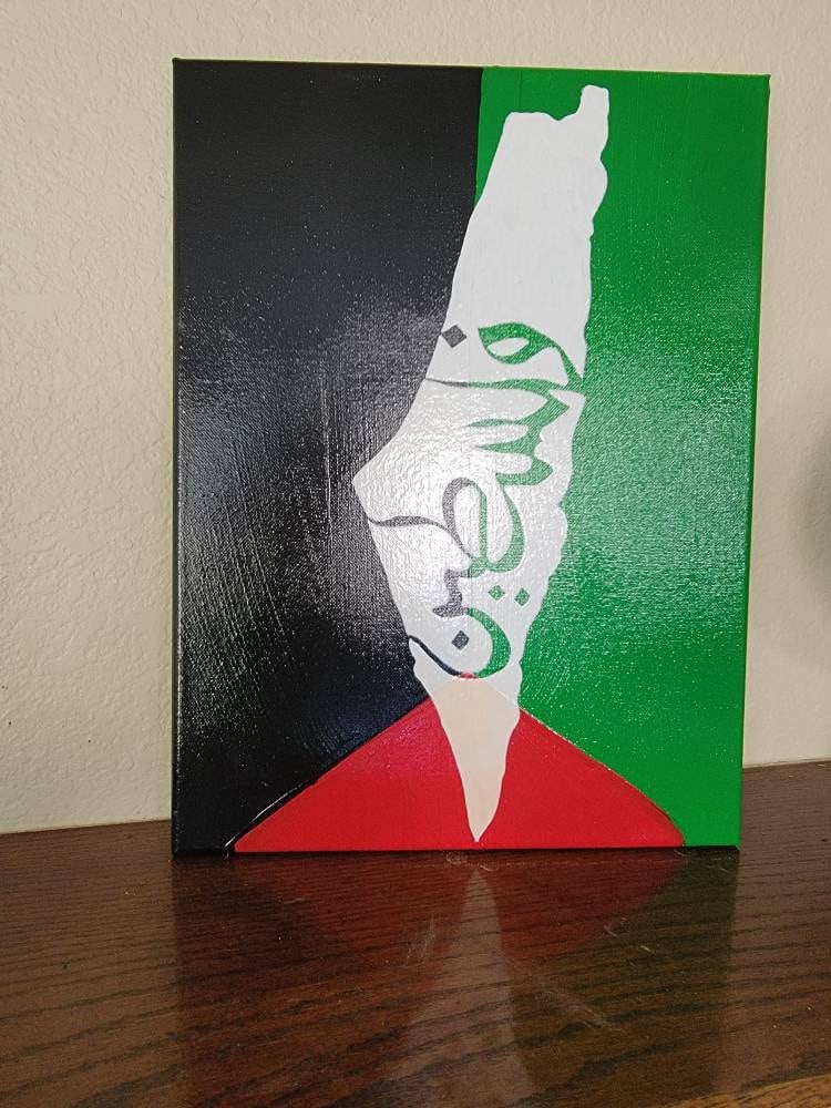 Handmade Palestine Flag/map Wall Art. - Etsy