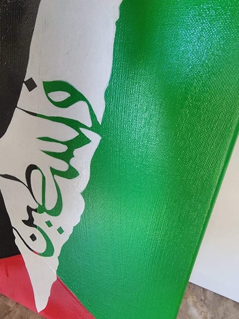 Handmade Palestine Flag/map Wall Art. - Etsy