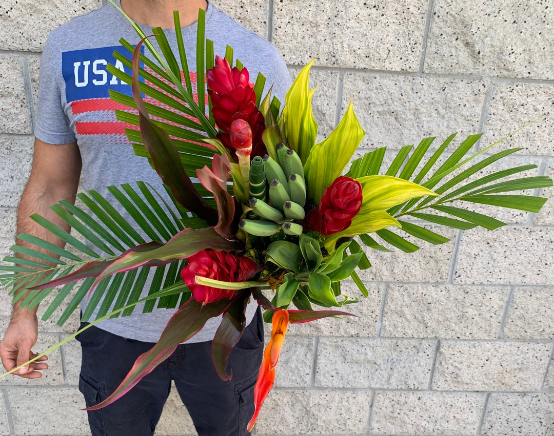 Fresh Tropical Mix Bouquet - Etsy