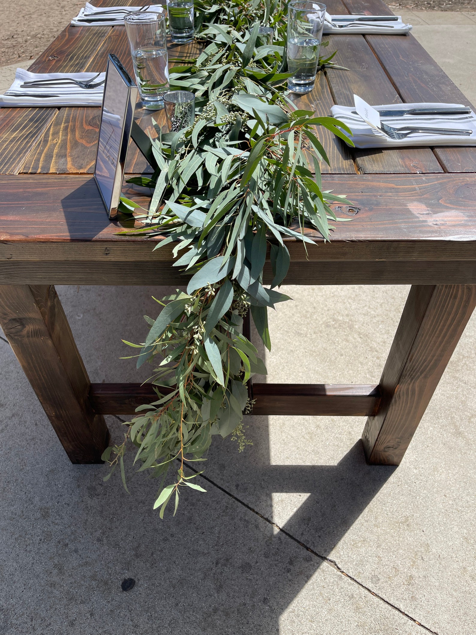 Fresh Willow Eucalyptus Garland // Natural Willow Eucalyptus & - Etsy