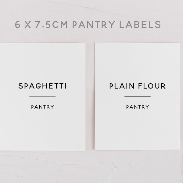 Minimalist Labels - Etsy