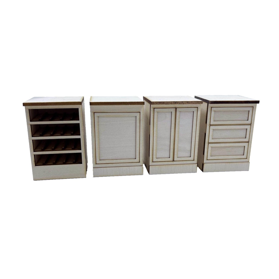 The Cabinet Collection - 2 Inch Base Cabinets - Etsy