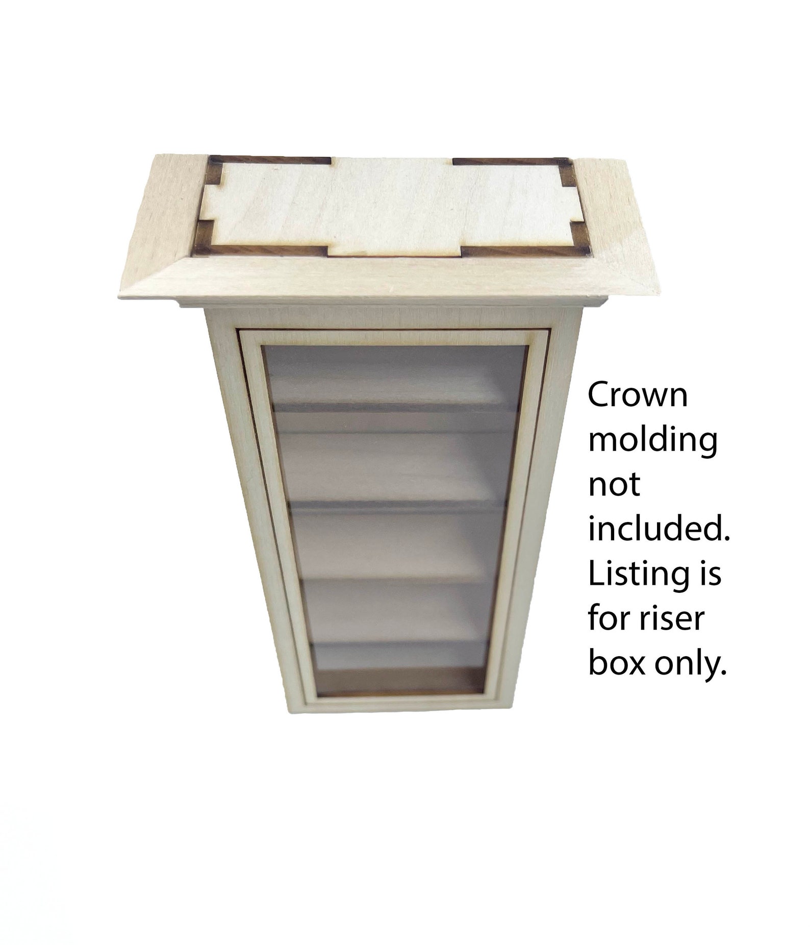 The Cabinet Collection - 3 Inch Riser Box for Crown Molding - Etsy