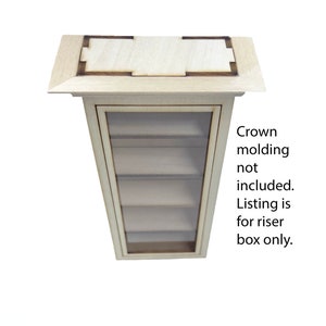 The Cabinet Collection - 3 Inch Riser Box for Crown Molding - Etsy