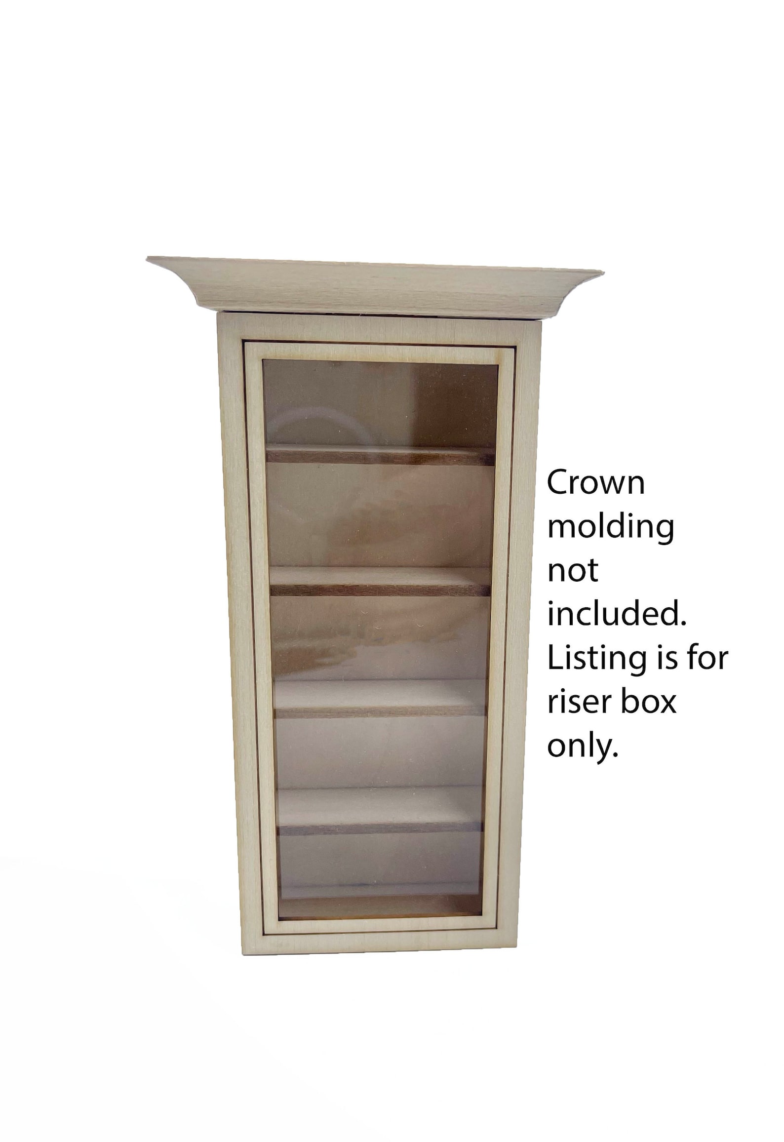 The Cabinet Collection - 3 Inch Riser Box for Crown Molding - Etsy