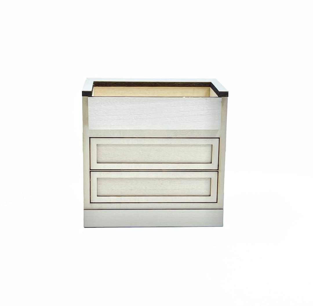 The Cabinet Collection 3 Inch Apron Front Sink Base Cabinet With ...