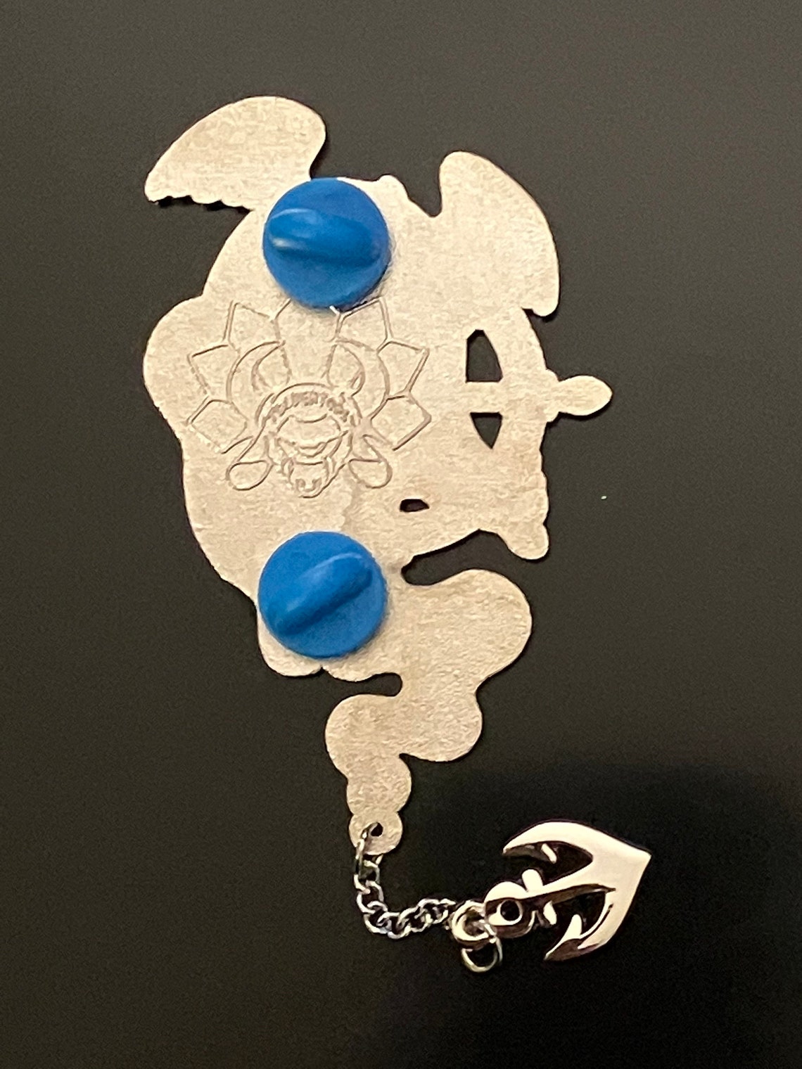 ANGEL SERIES: Sunken Angel-ocean Blue Enamel Pin - Etsy