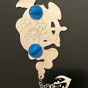 ANGEL SERIES: Sunken Angel-ocean Blue Enamel Pin - Etsy