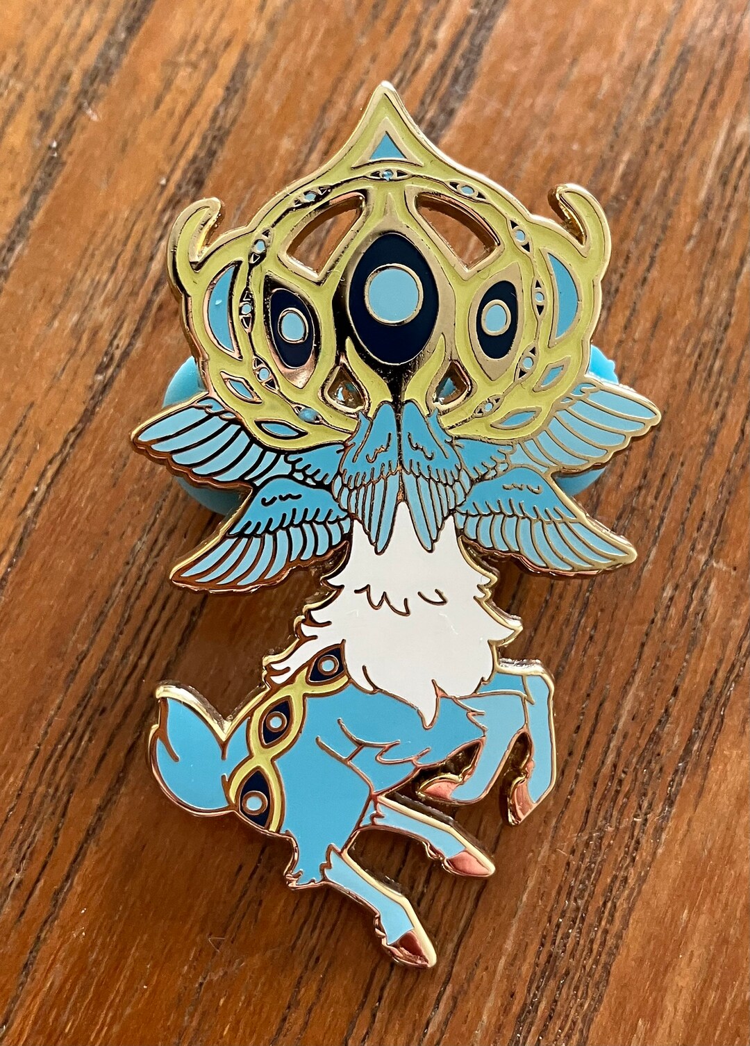 ANGEL SERIES: Blue Deer Enamel Pin - Etsy