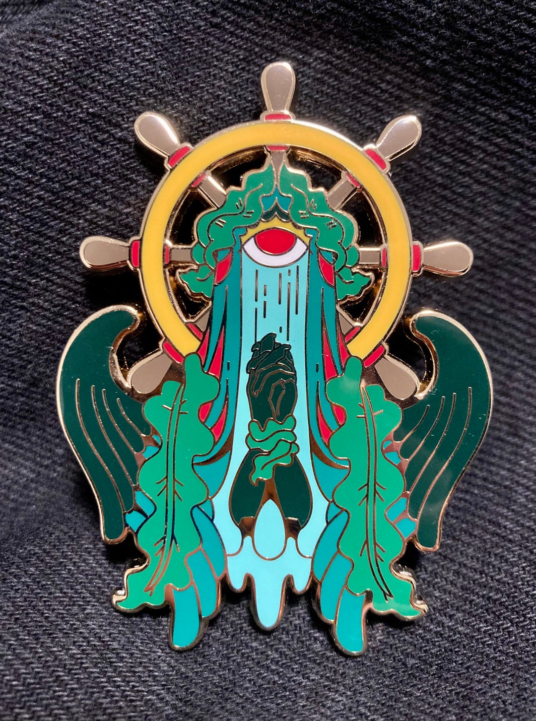 ANGEL SERIES: Drowned Guardian Enamel Pin - Etsy
