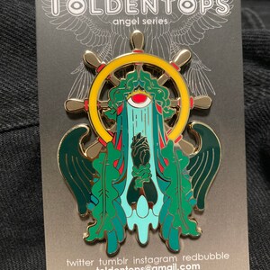 ANGEL SERIES: Drowned Guardian Enamel Pin - Etsy