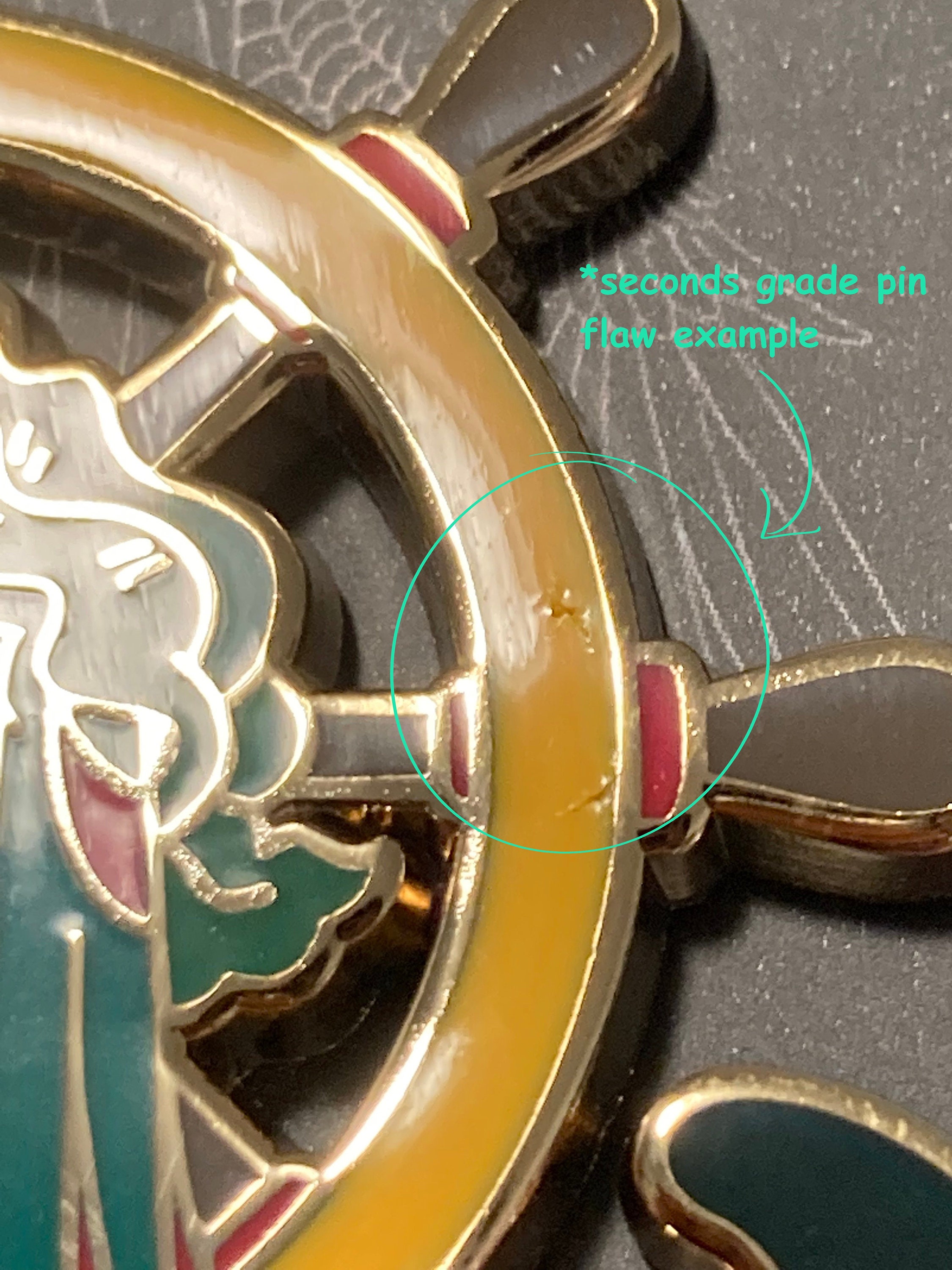 ANGEL SERIES: Drowned Guardian Enamel Pin - Etsy