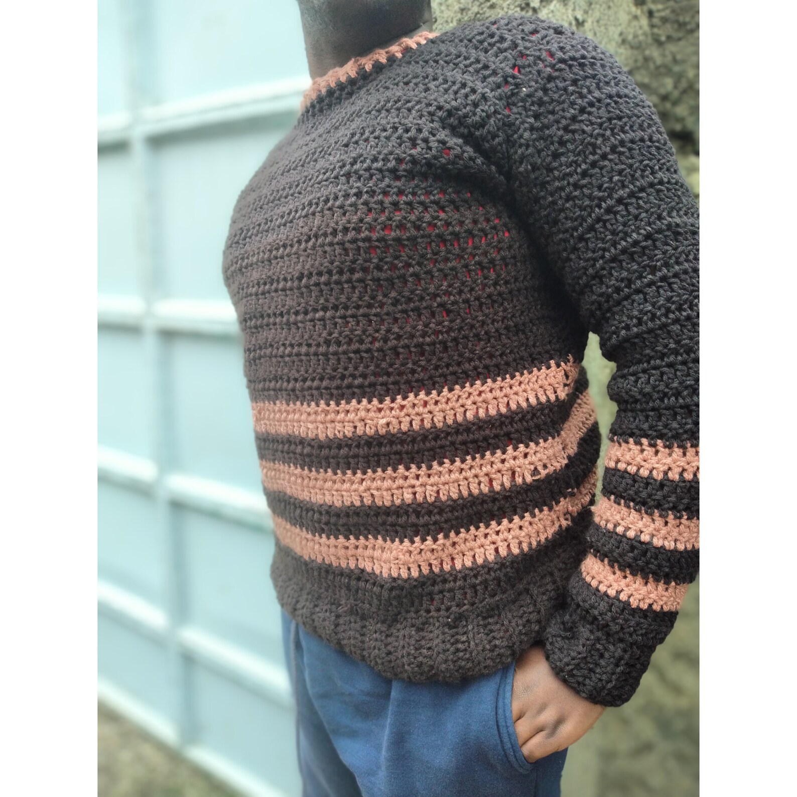 Crochet sweater pdf pattern Men's crochet sweater pattern | Etsy