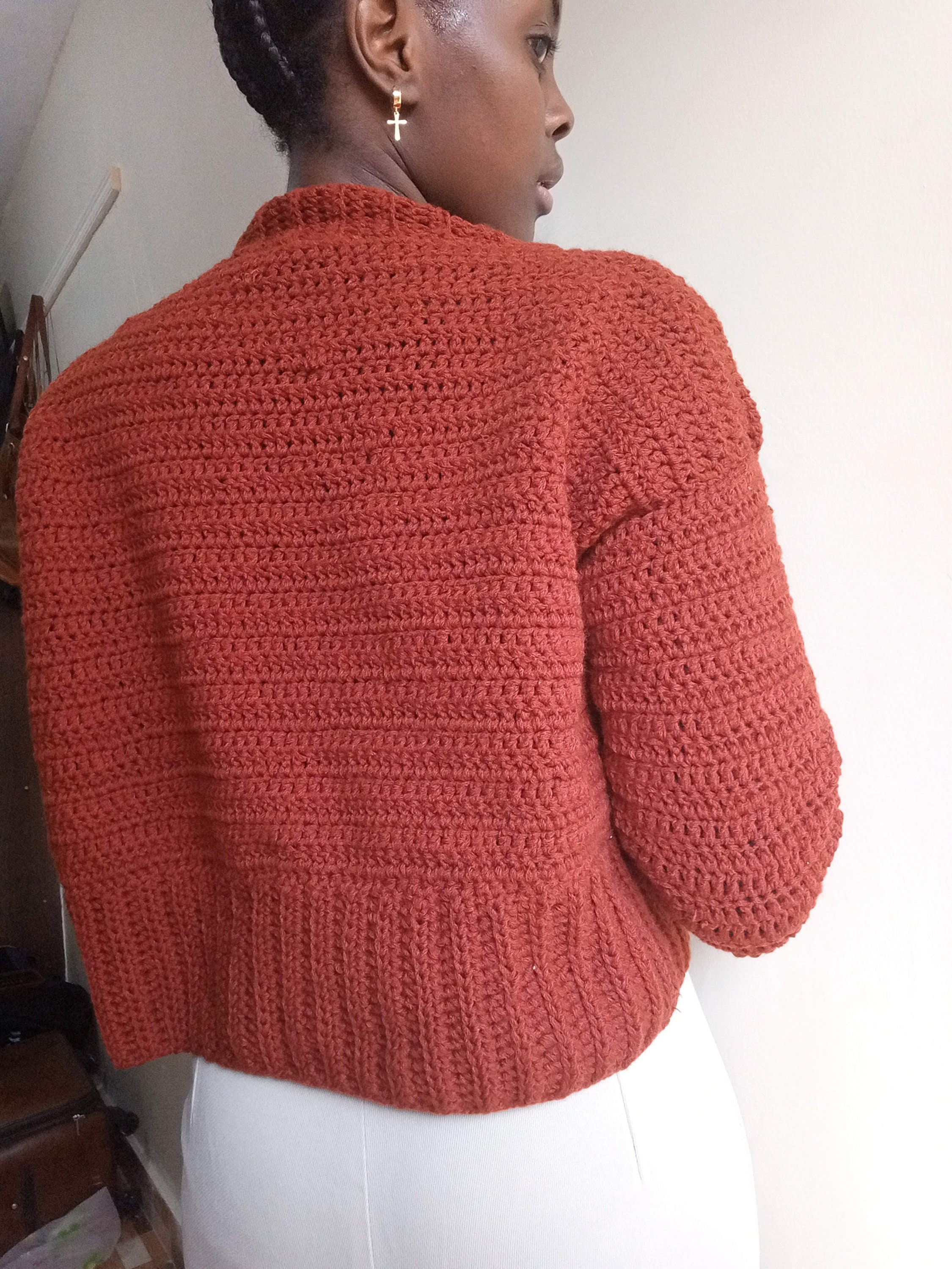 CROCHET BOMBER Jacketeasy Crochet Sweater Pattern, Crochet Cardigan ...