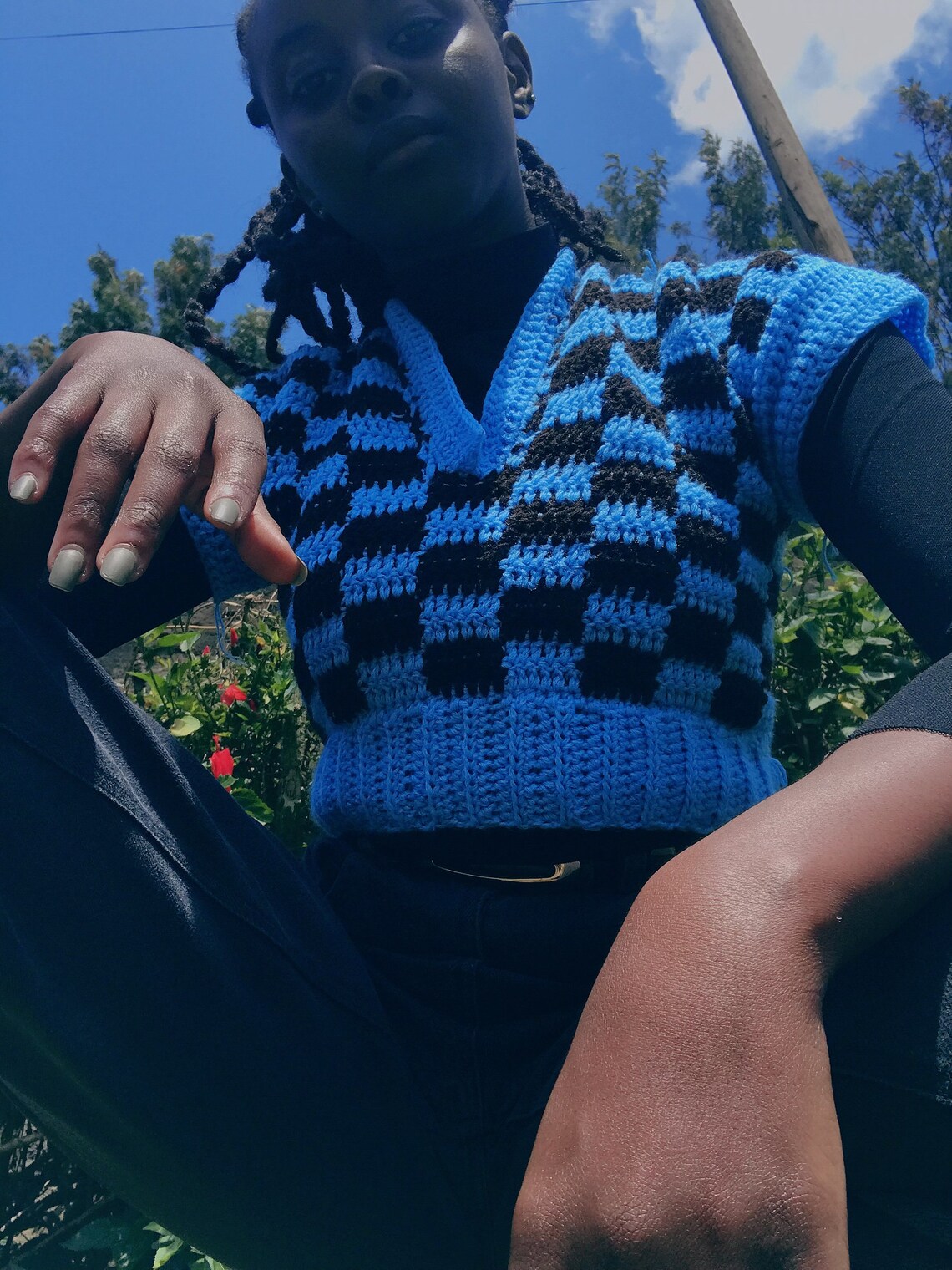 CHECKERBOX CROCHET PATTERN Crochet Checkered Vest Top - Etsy
