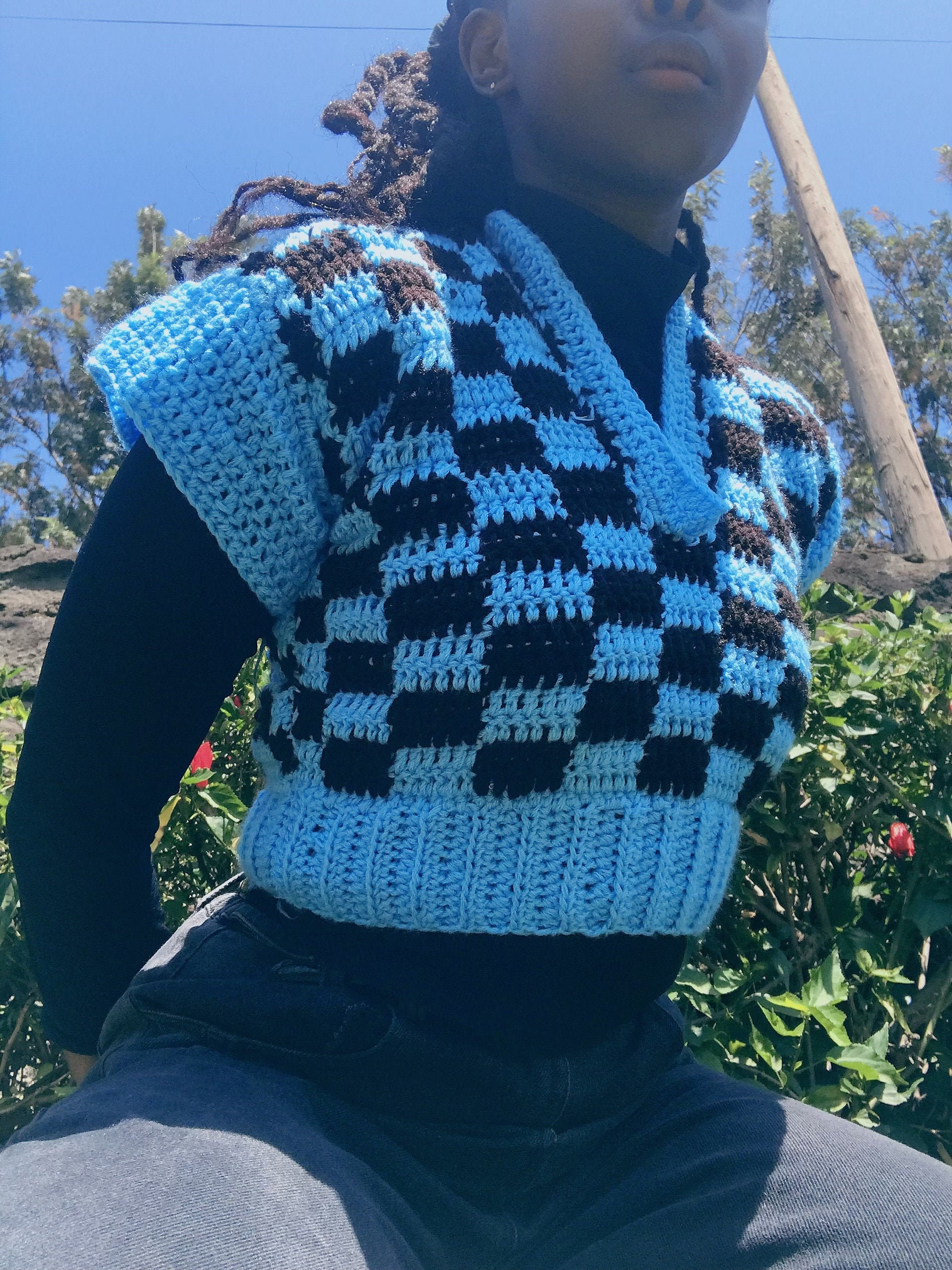CHECKERBOX CROCHET PATTERN Crochet Checkered Vest Top - Etsy