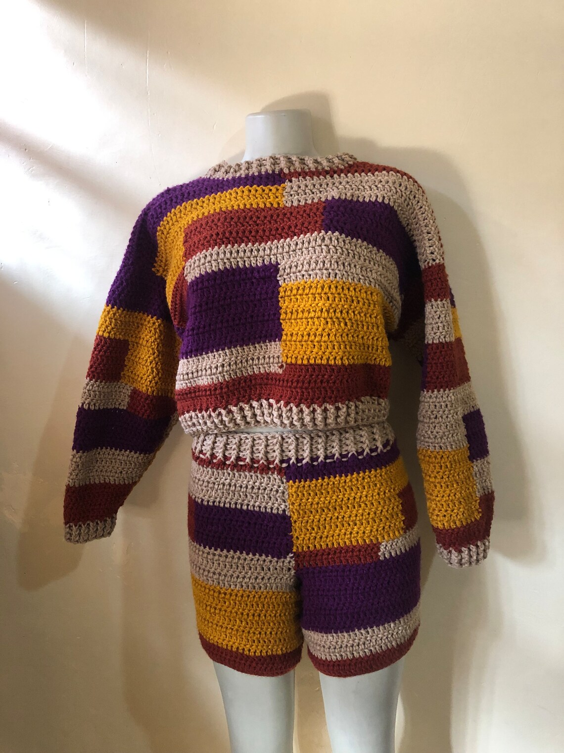 Tetris Crochet Lounge Set Crochet Sweater Pattern Crochet - Etsy