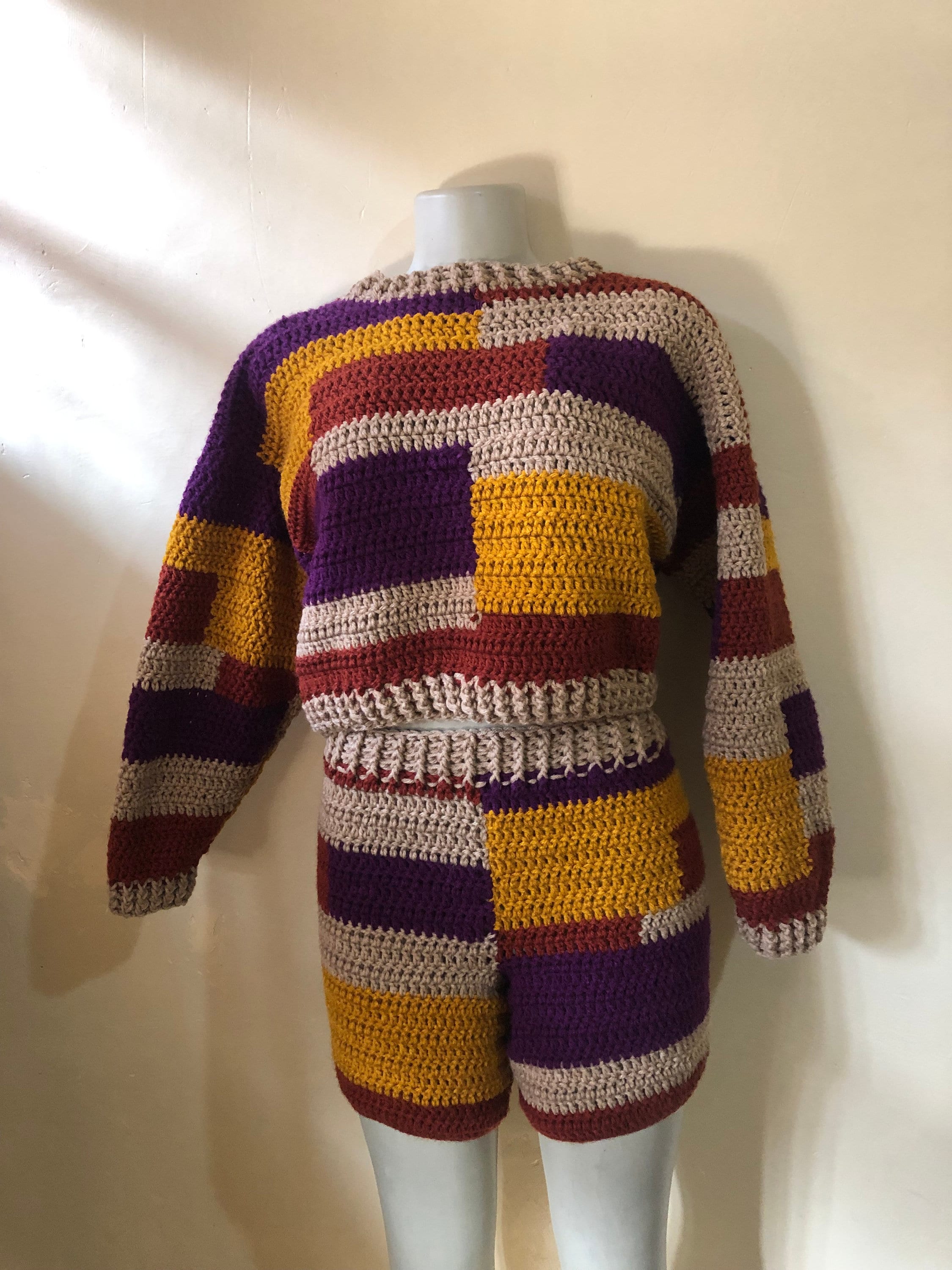 Tetris Crochet Lounge Set Crochet Sweater Pattern Crochet - Etsy