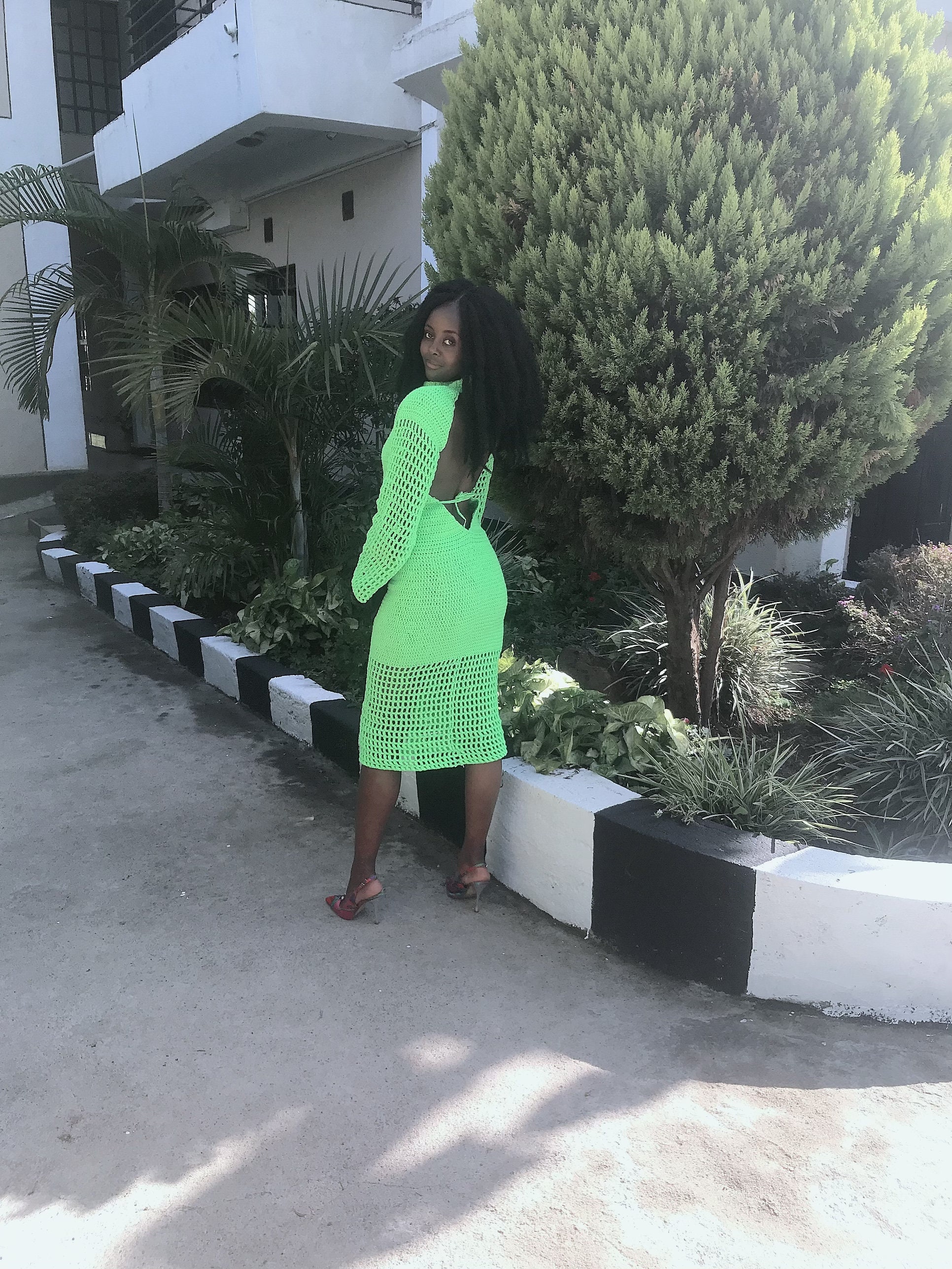 CROCHET PATTERN: Green Goblin Crochet Dress Pattern,maxi Dress Crochet ...