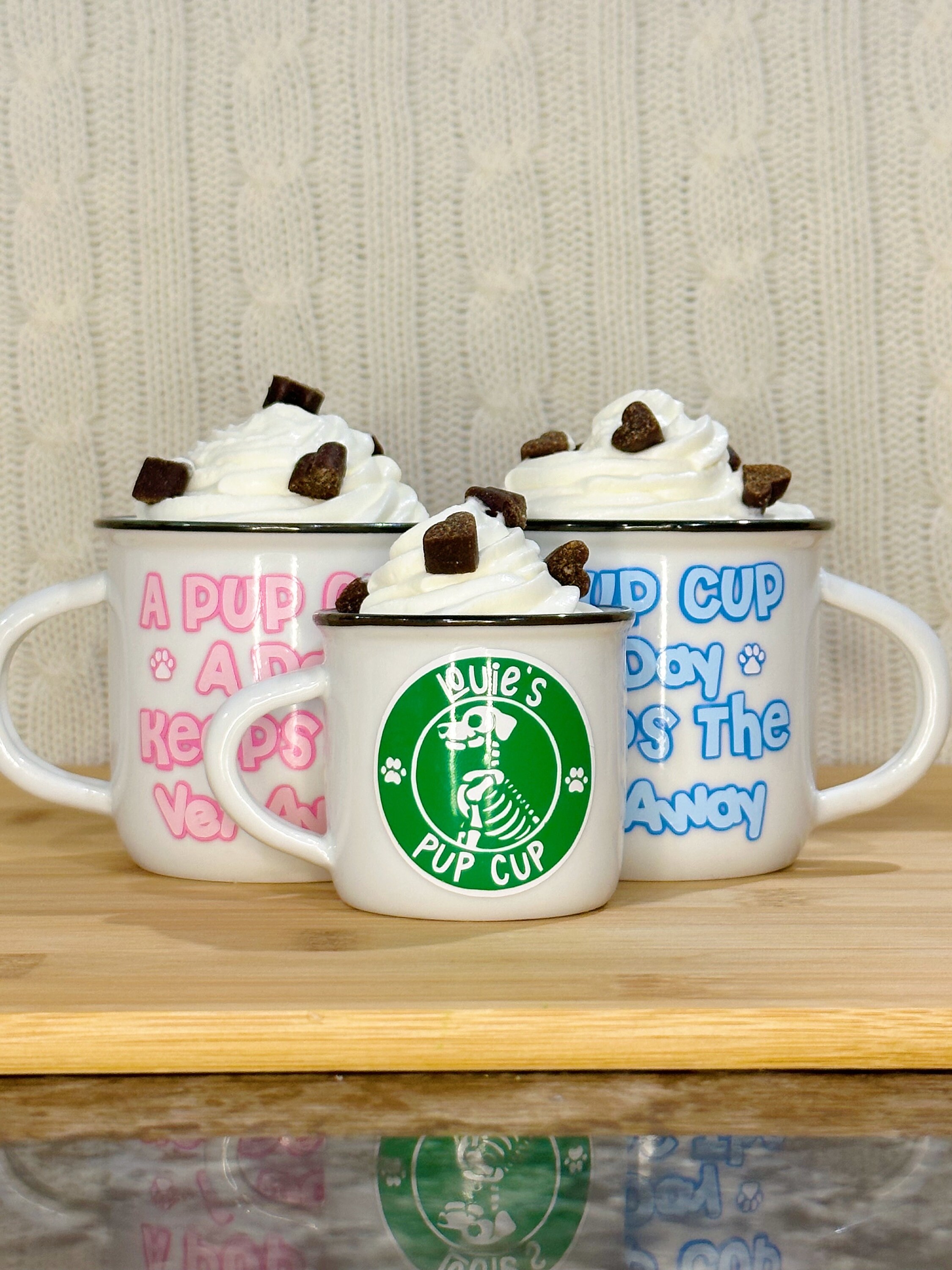 Custom Pup Cup, Puppuccino Mug, Personalized Pet Gift, Dog Starbucks ...