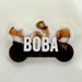 Boba Pet Tag, Custom Pet Tag, Personalized, Custom Dog Tag, Resin Dog ...