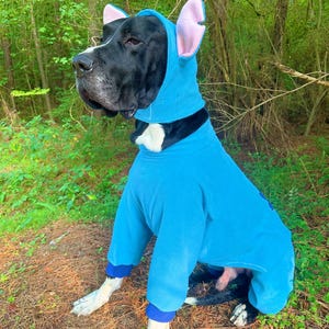 Custom Great Dane Halloween Costume for Dogs, Extra Large Stitch Dog ...