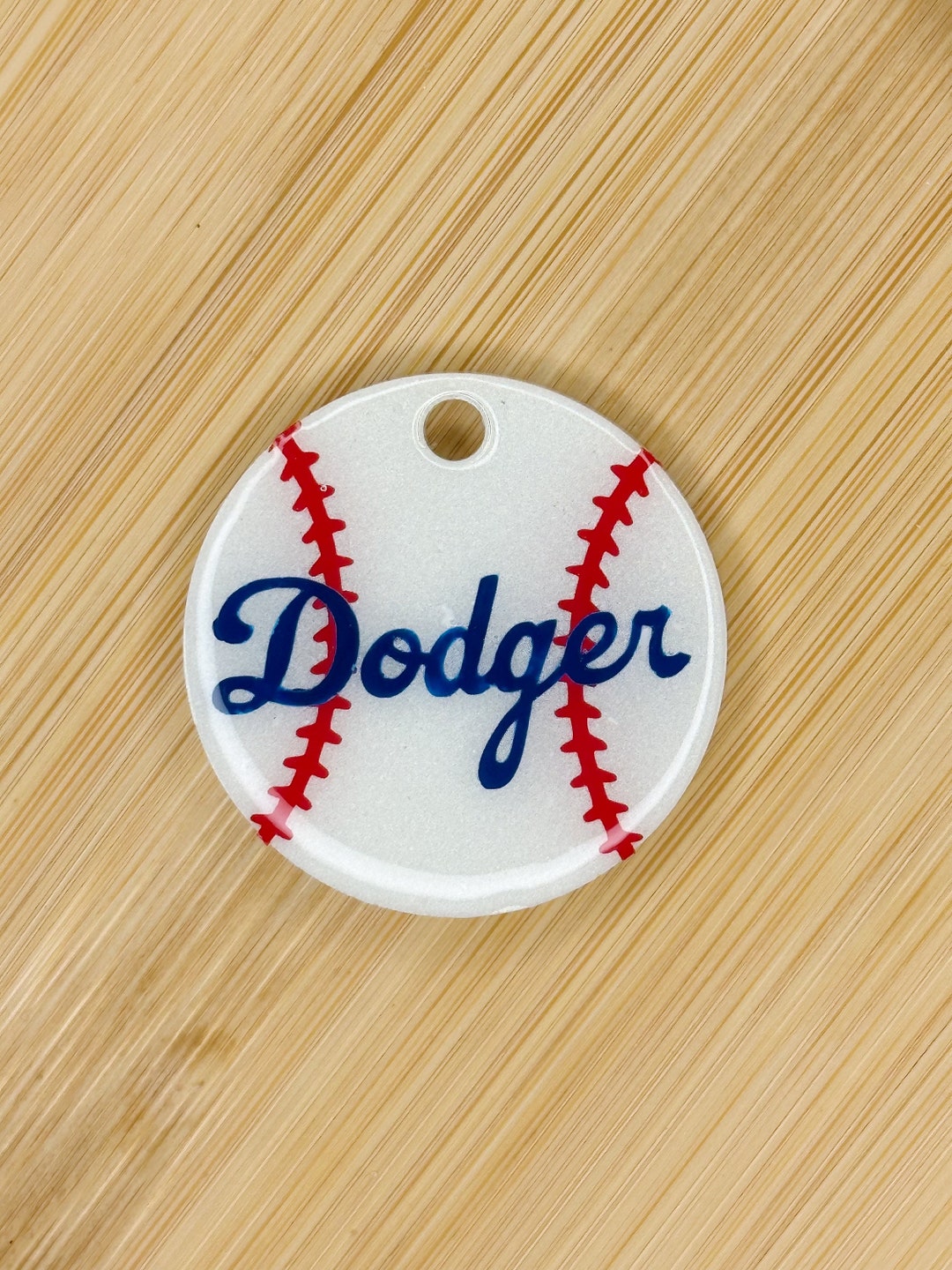 Baseball Dog Tag, Personalized Pet Tag, Custom Dog Tag, Resin Dog Tag ...