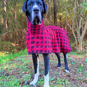 Great Dane Coats for Dogs, Extra Large Dog Pjs, Bull Mastiff Dog ...