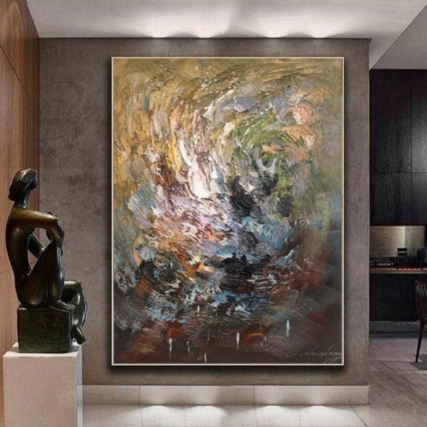 Large Abstract Painting - Etsy