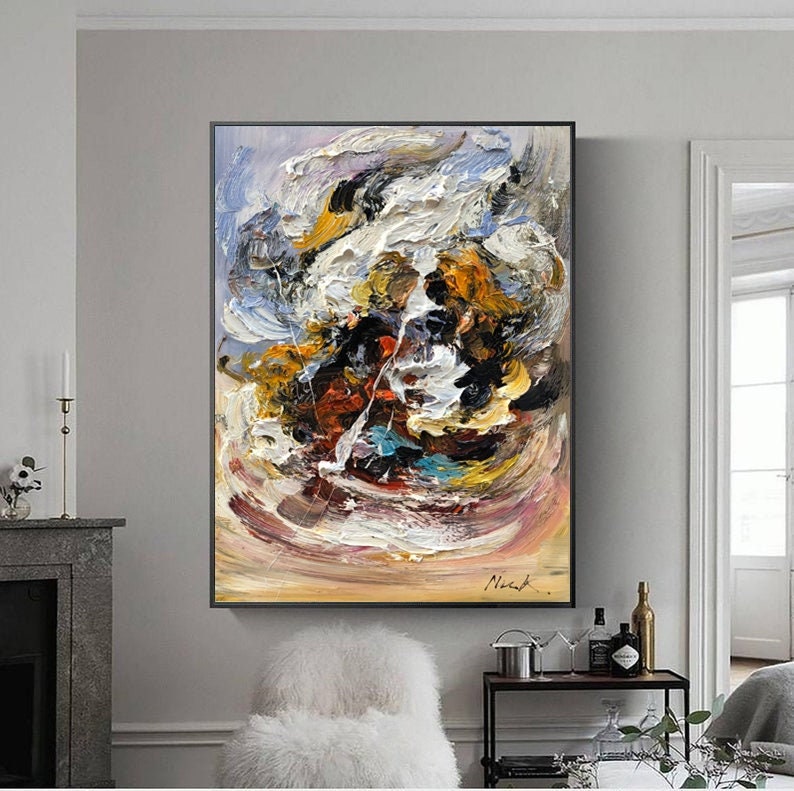 Large Texture Wall Arttextured Paintingpainting on Canvas | Etsy