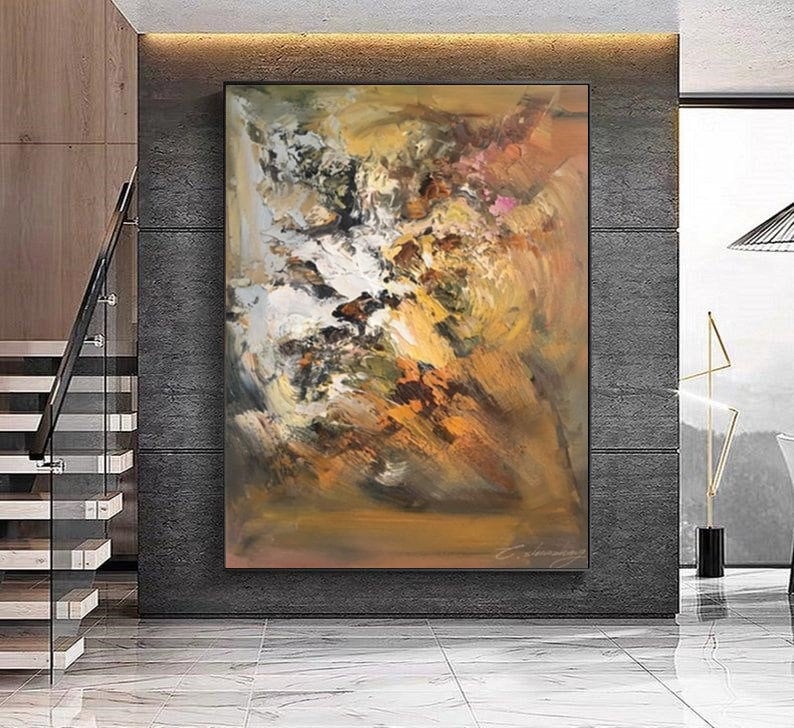 Large Original Oil Paintings Abstract Wall Art Hand - Etsy
