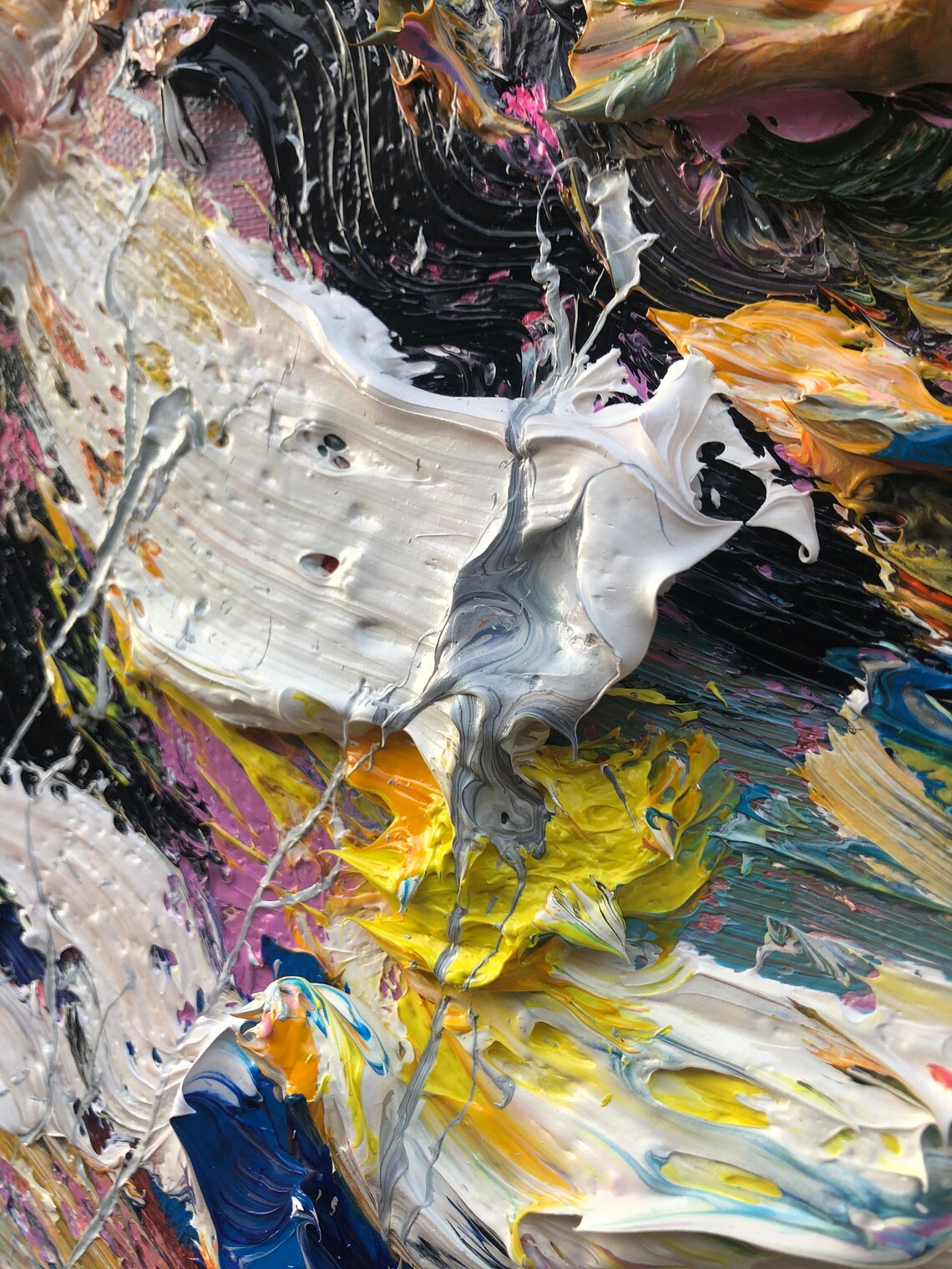 Large Colorful Painting Abstract Art Extra Large Painting on - Etsy