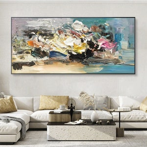 Heavy Texture Painting Original Abstract Art Texture Painting Beach ...