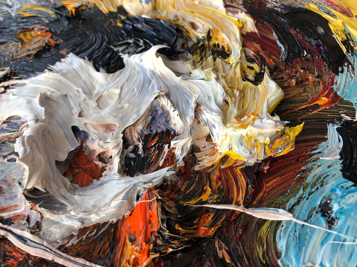 Large Texture Wall Arttextured Paintingpainting on Canvas | Etsy