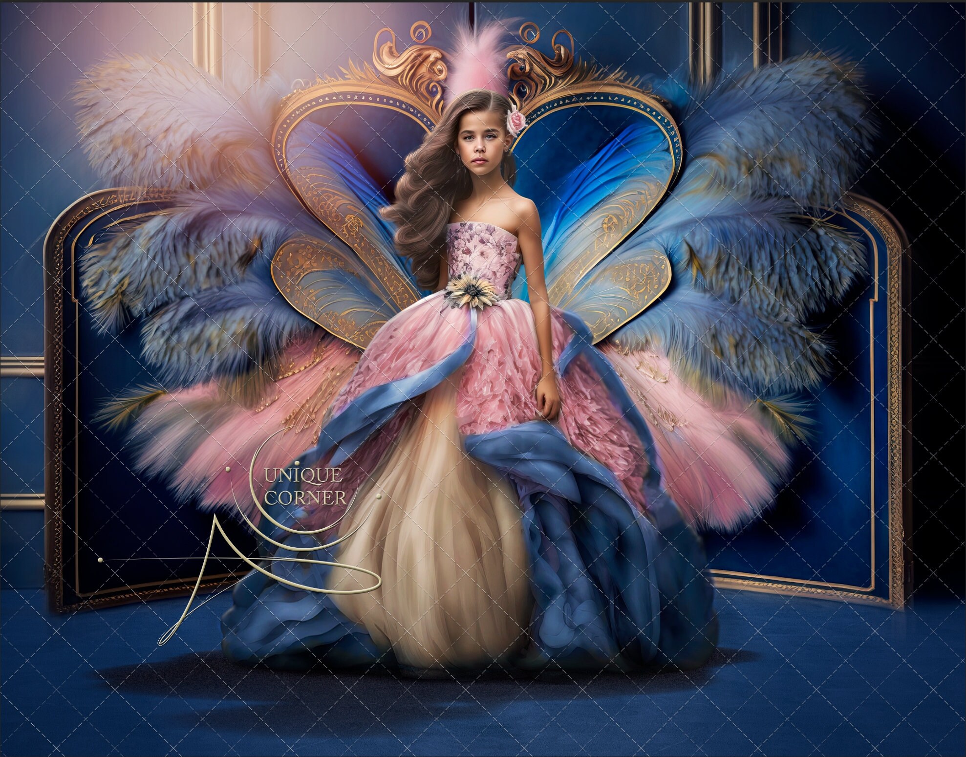 5 PACK Photography Digital Background , Maternity Backdrop , Wings ...