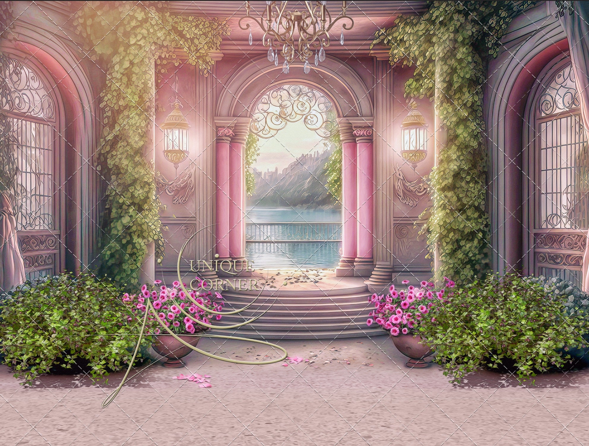 3 PACK Photography Digital Background Romantic Digital - Etsy